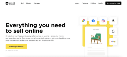 Ecwid review: pros, cons and features of this platform